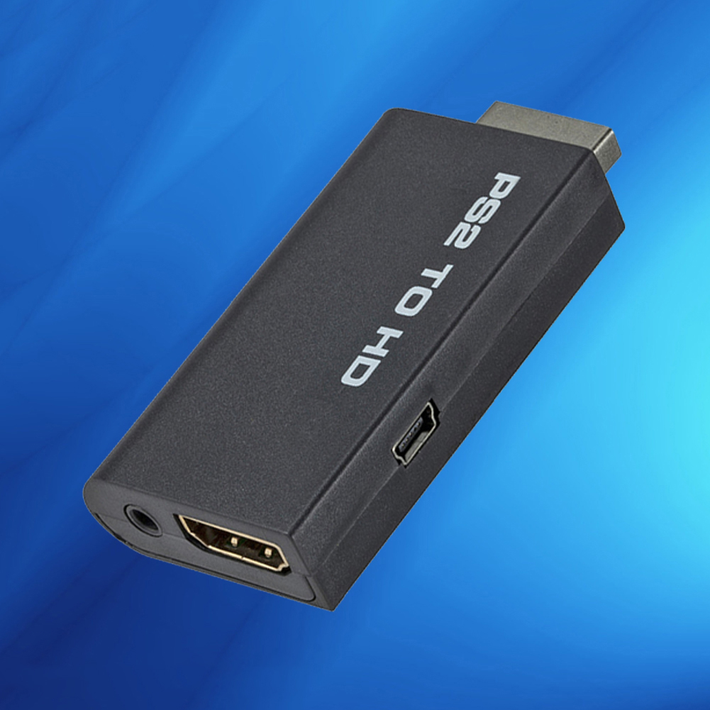 Para PS2 a HDMI, convertidor de Audio y vídeo Compatible, consola de ...