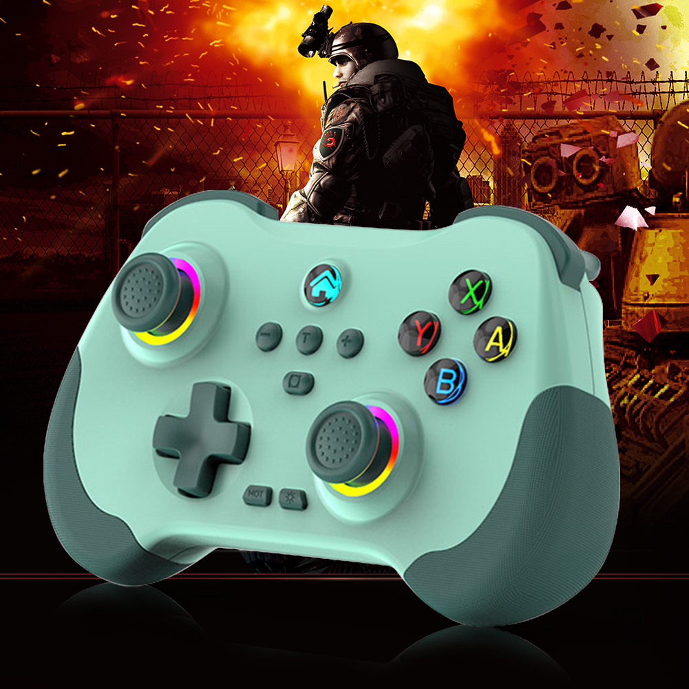 Controlador inalámbrico RGB Gamepad programable Compatible con ...
