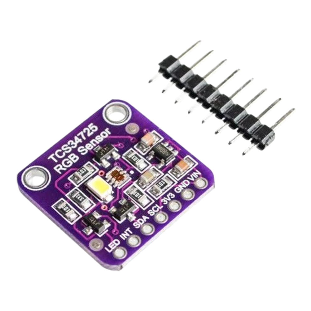 Módulo de color RGB TCS34725 de reconocimiento de sensor para Arduino STM32 (cuadrado) Púrpura ...