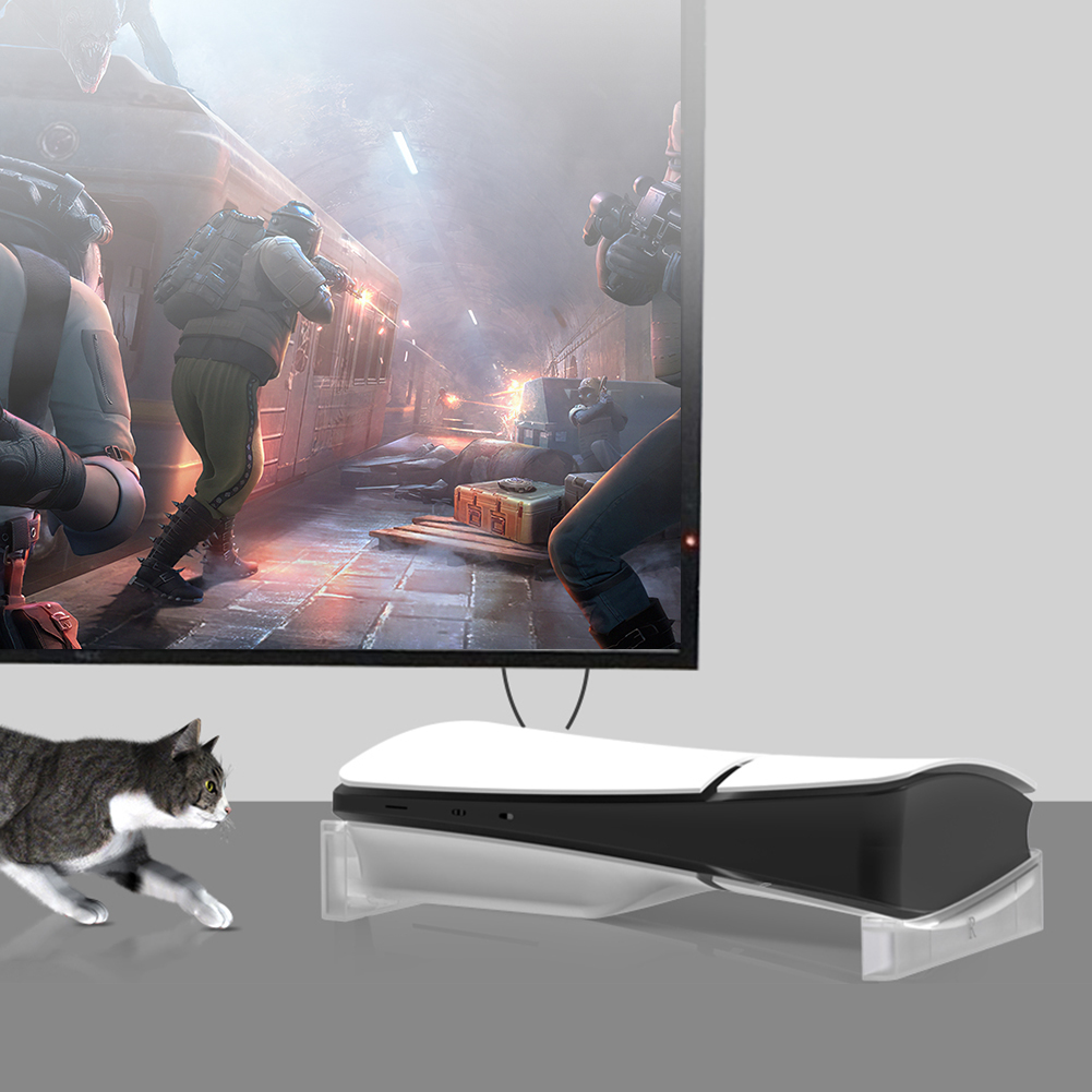 Soporte horizontal para consola PS5/PS5 Slim Digital y Disc Edition Base Stand | Bodega Aurrera ...