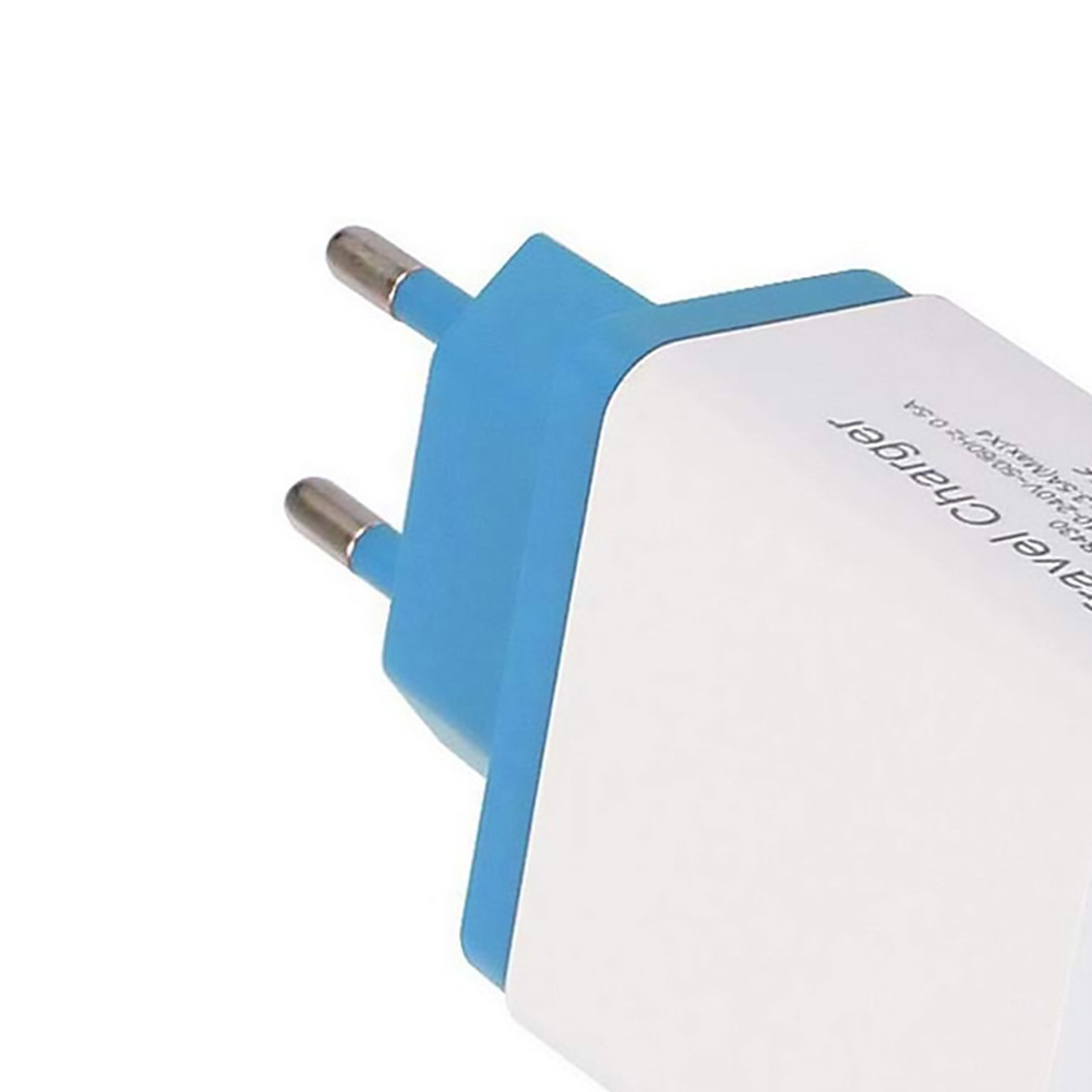 Cargador de pared de viaje portátil 4 USB 3A Teléfono móvil Cargador de ...