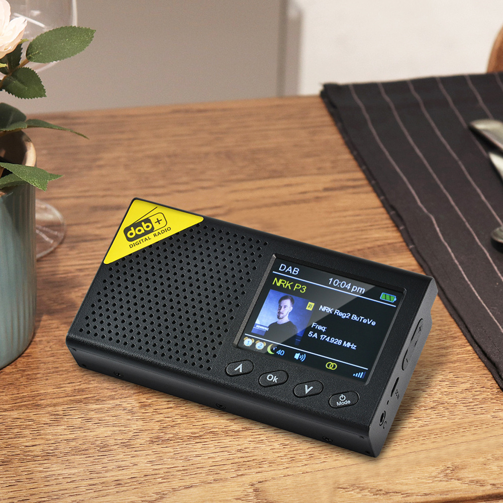 Pantalla LCD compatible con Bluetooth 5,0 Radio Digital estéreo DAB FM ...