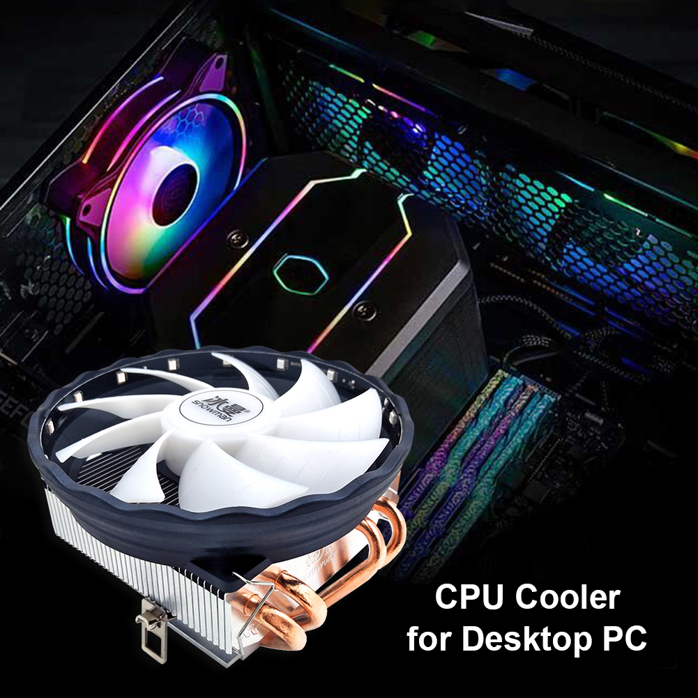 SNOWMAN 120mm CPU Cooler Radiadores Fan 4 Heat Pipes PWM 3PIN para Inte ...