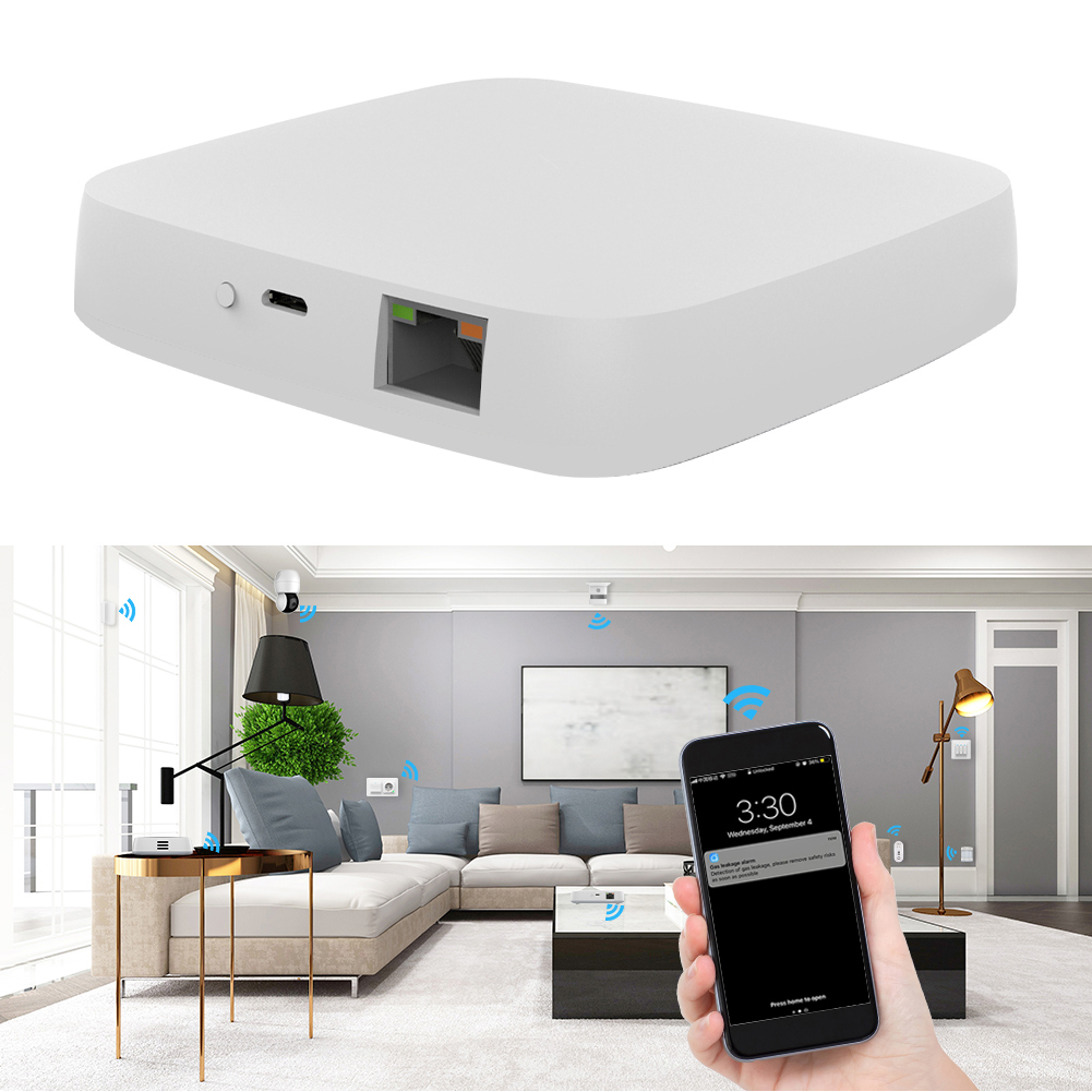 Inalámbrico/con cable ZigBee 3.0 Smart Gateway Hub Smart Home Bridge ...