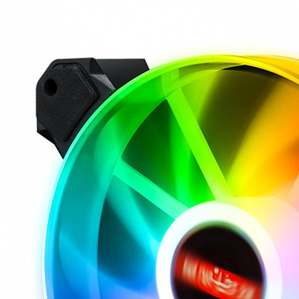 Ventilador de Refrigeración para Caja de PC 120 mm RGB con 2 ...