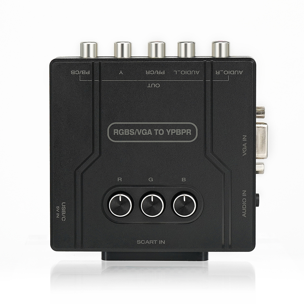 RGBS VGA SCART A YPBPR Convertidor Consola de juegos Diferencia de ...
