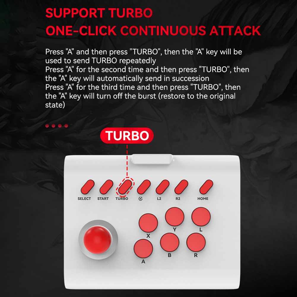Joystick portátil para juegos 3 modos de conexión Boxing King ...