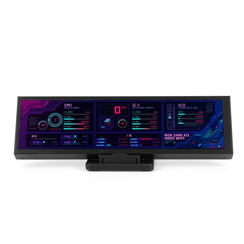 Monitor de pantalla IPS de 8,8 pulgadas, tira larga de 480x1920 para ...