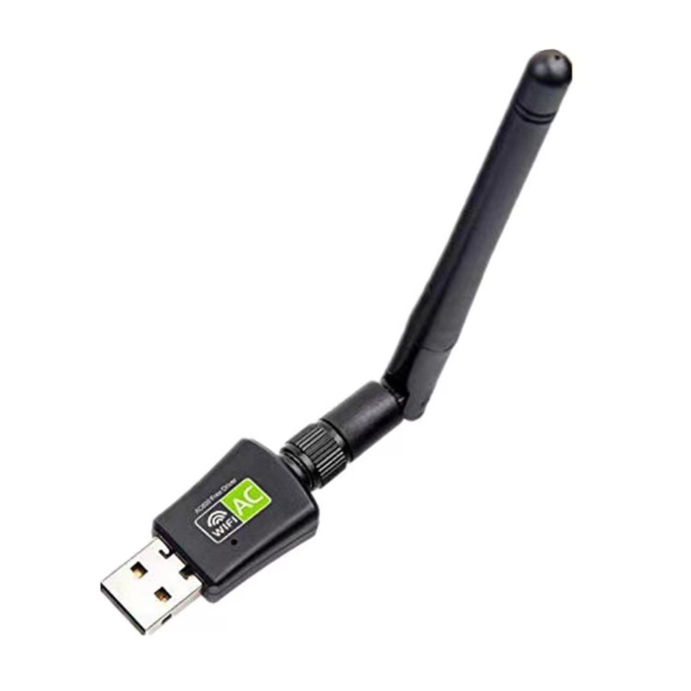 Mini adaptador USB WiFi Plug and Play 600M Receptor de tarjeta de red ...